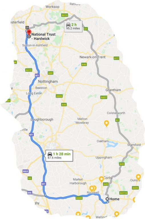 Hardwick Hall with Dennis and Sandra - Steve's Blog